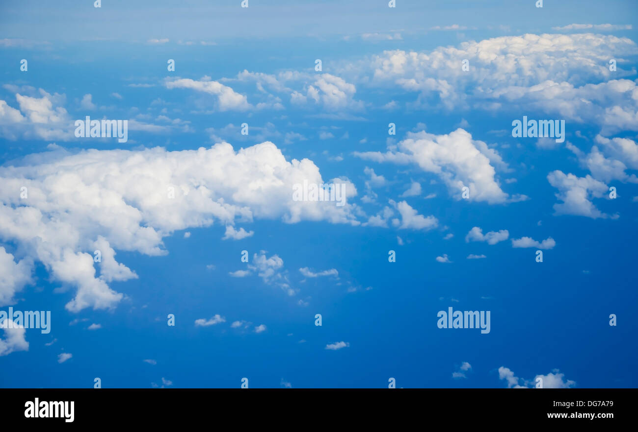 This is the view from an airplane on Clouds from above at 30000 feet ...