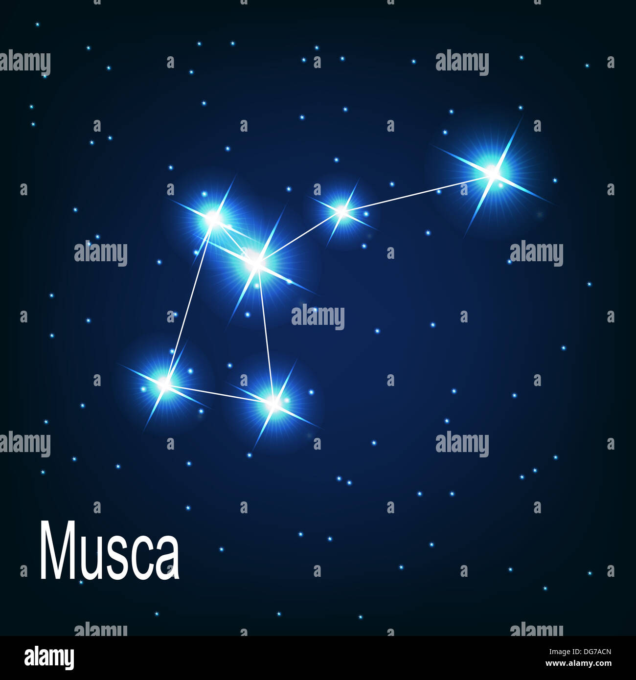 Musca constellation hi-res stock photography and images - Alamy