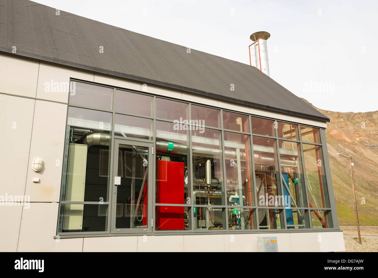 A communal heating system providing hot water for space heating in ...