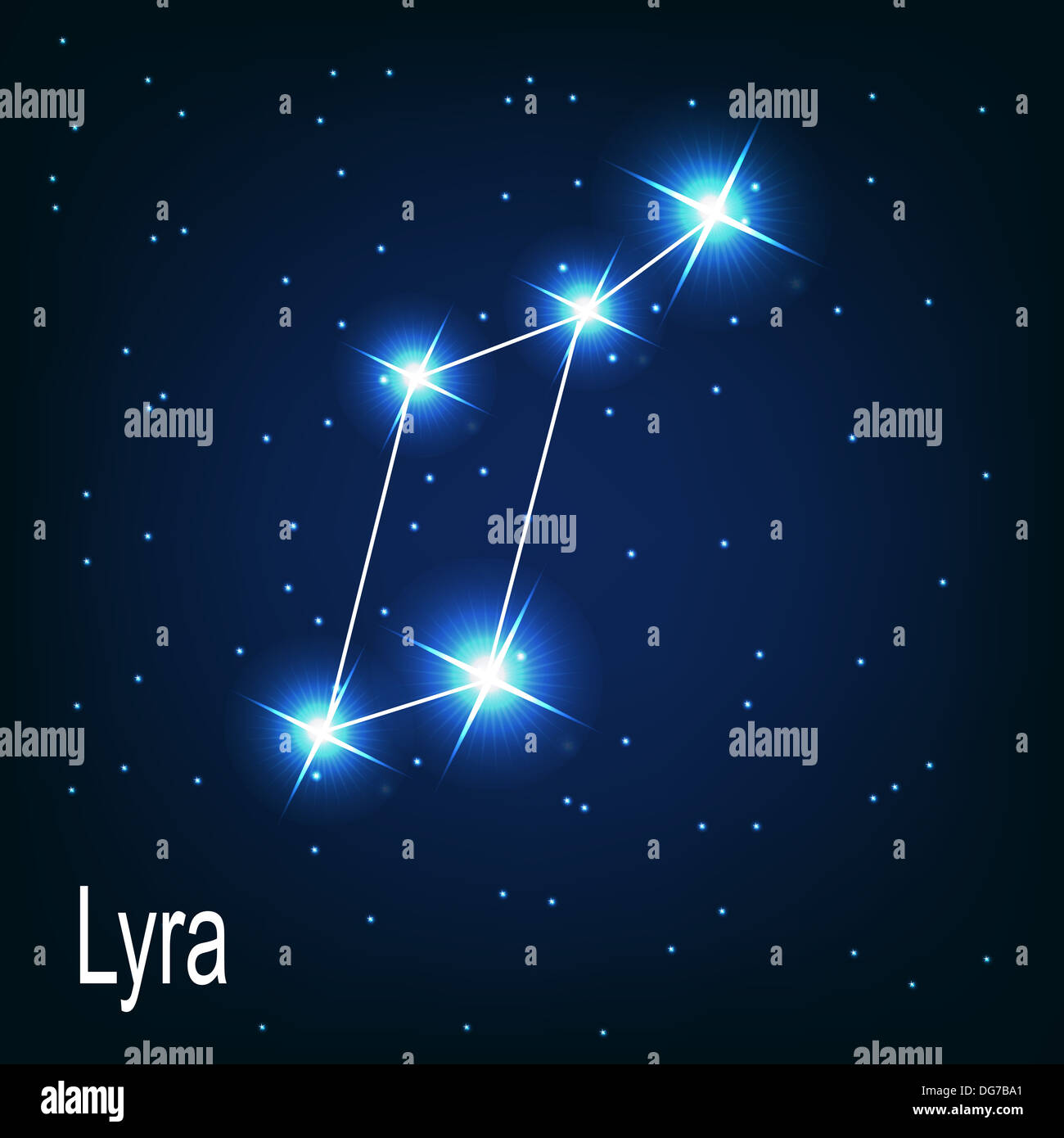 Lyra constellation hi-res stock photography and images - Alamy