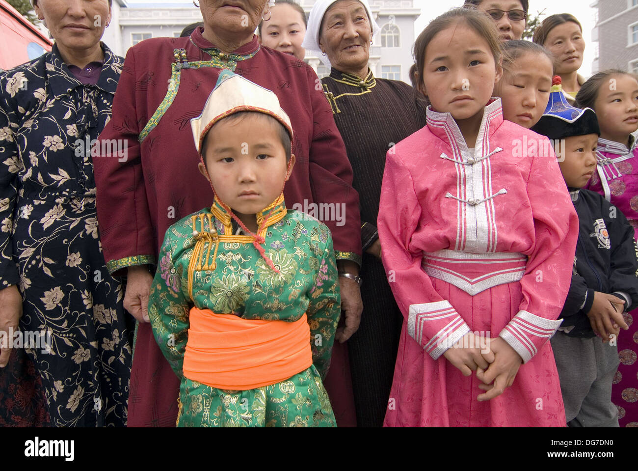 Mongolian people, Amugulang, Inner Mongolia, China Stock Photo ...