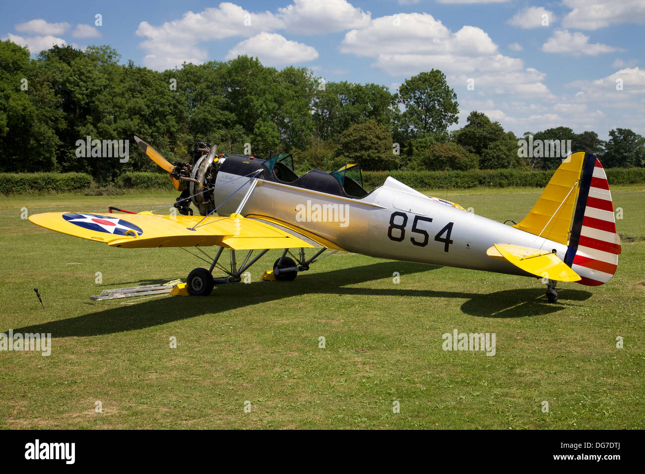An Americian Ryan PT-22 'Recruit' Trainer, at the Shuttleworth Museum ...