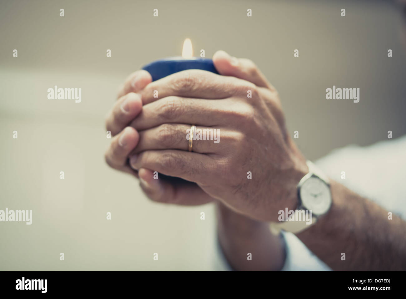 Protecting the flame hi-res stock photography and images - Alamy