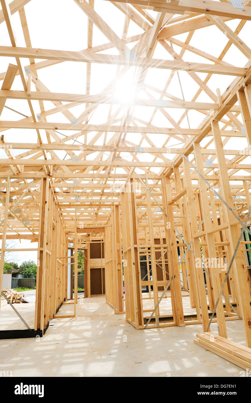 Timber frame construction wall fragment hi-res stock photography and ...