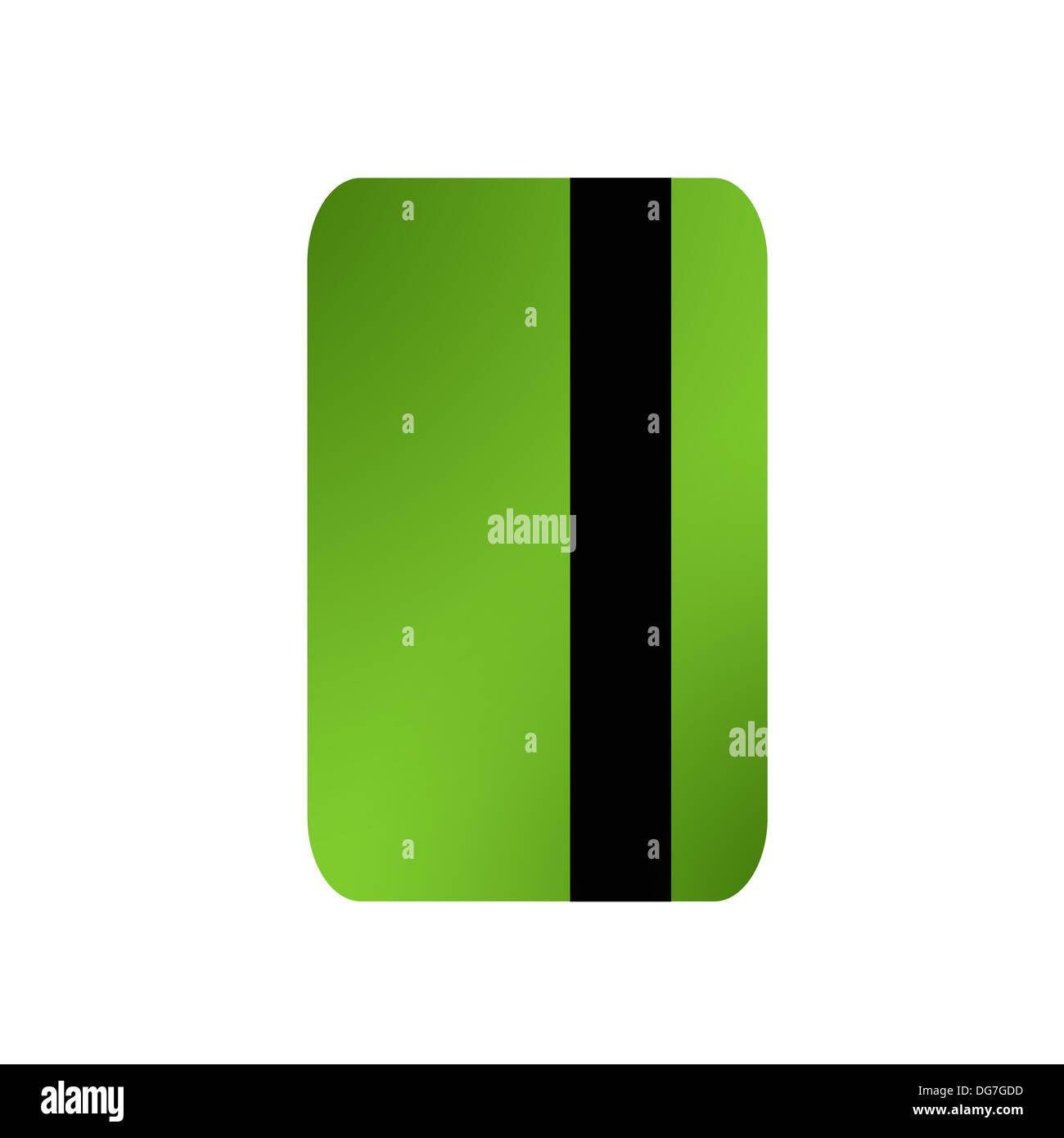 A illustration debit card reverse on a plain background Stock Photo - Alamy