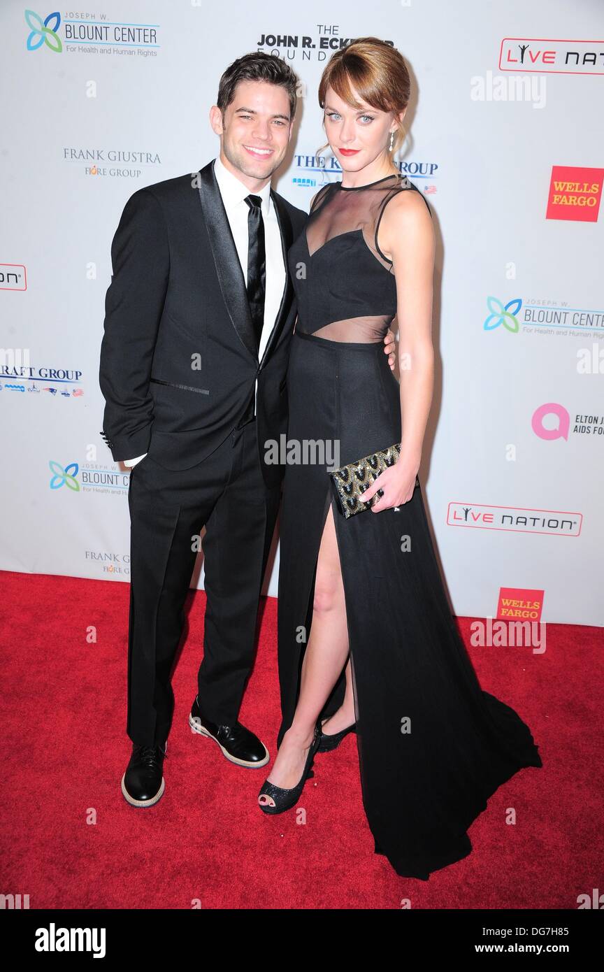 New York, NY, USA. 15th Oct, 2013. Jeremy Jordan, Ashley Spencer at ...