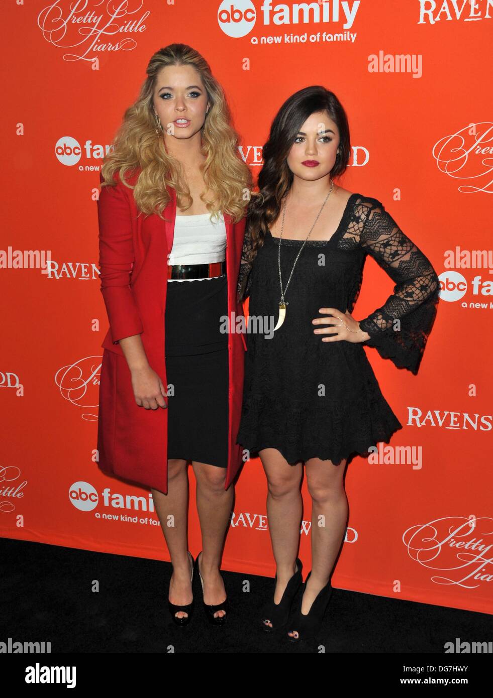 Los Angeles, CA, USA. 15th Oct, 2013. Sasha Pieterse, Lucy Hale at ...