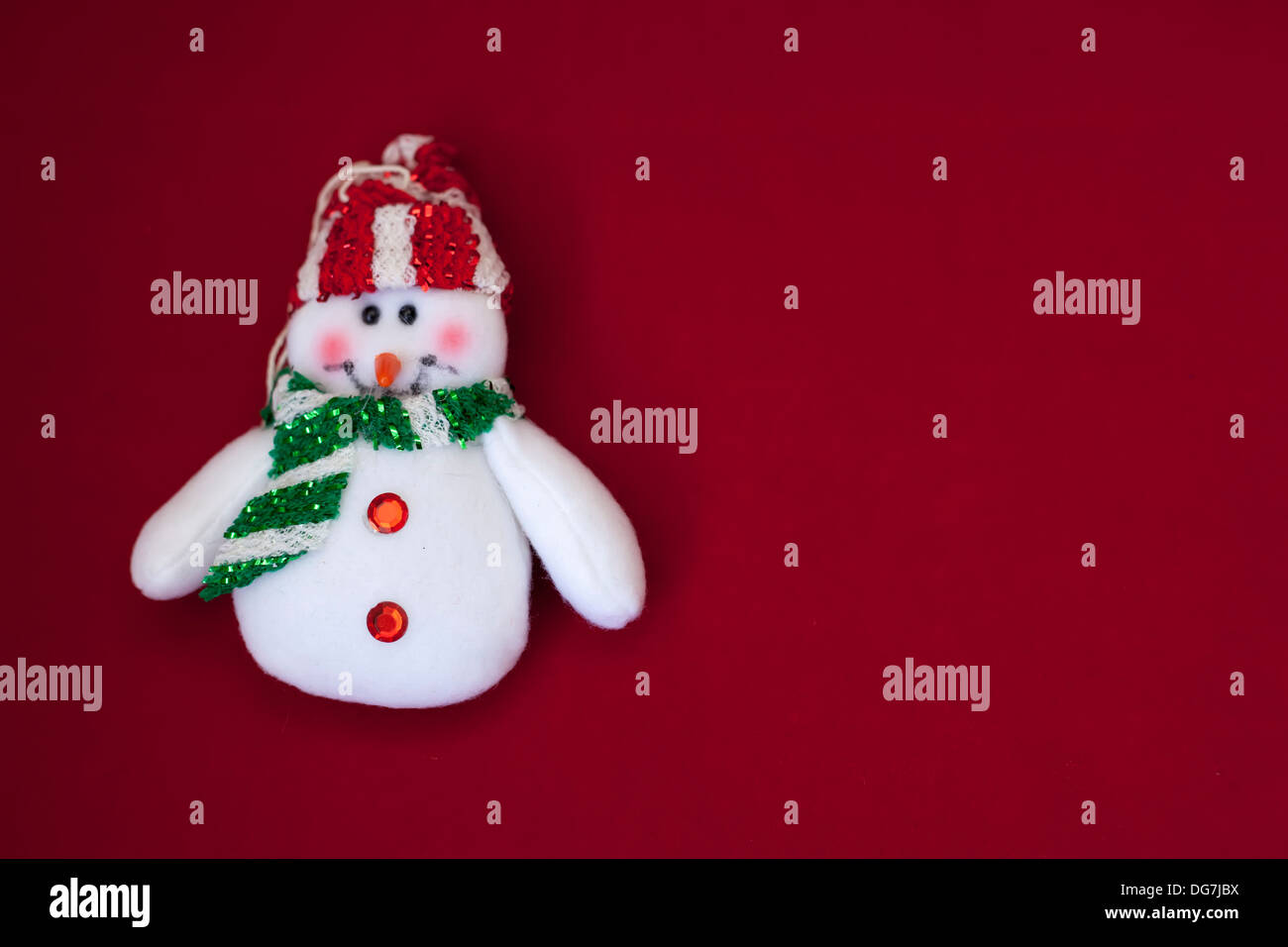 Snowman red ball hi-res stock photography and images - Alamy