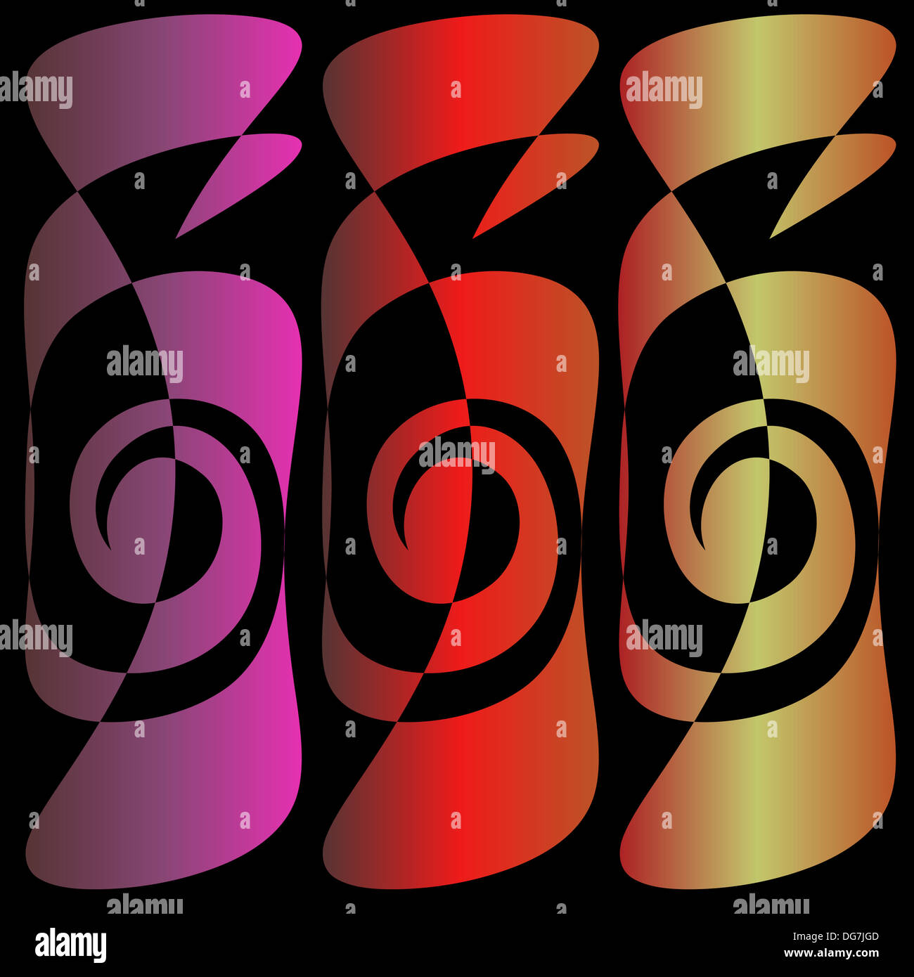 abstract shapes ethnic symbols Stock Photo - Alamy