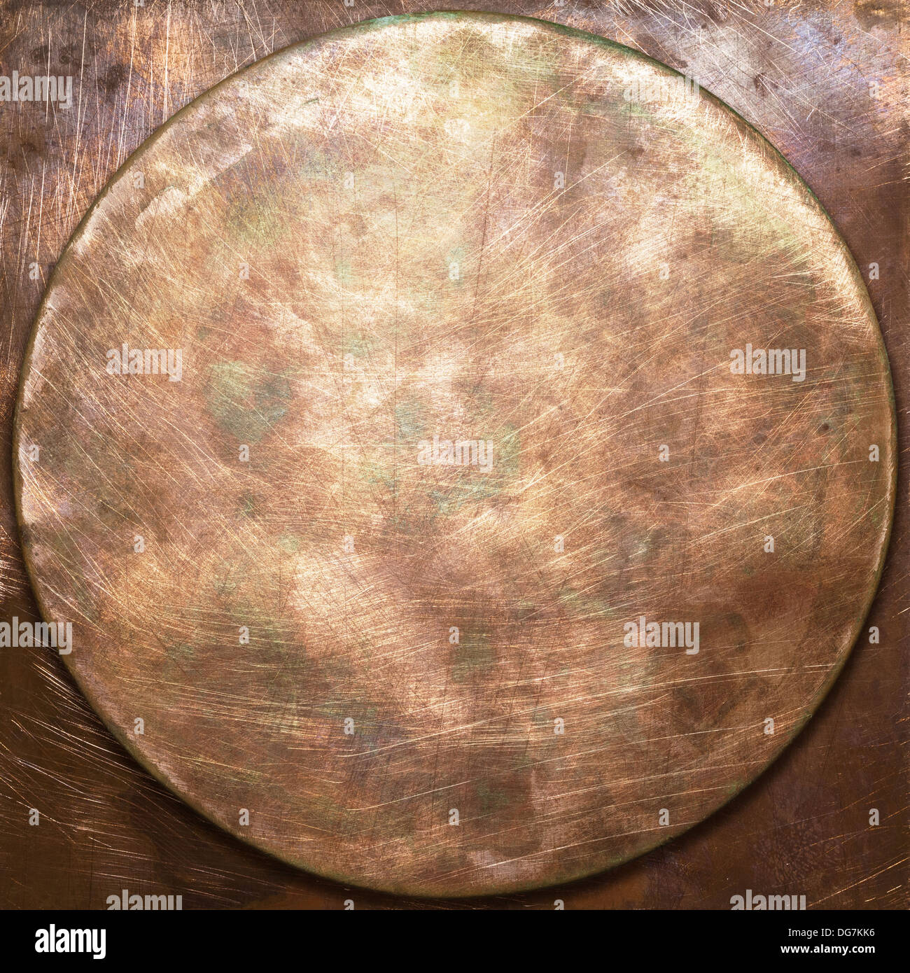 Copper plate texture, old metal background Stock Photo - Alamy