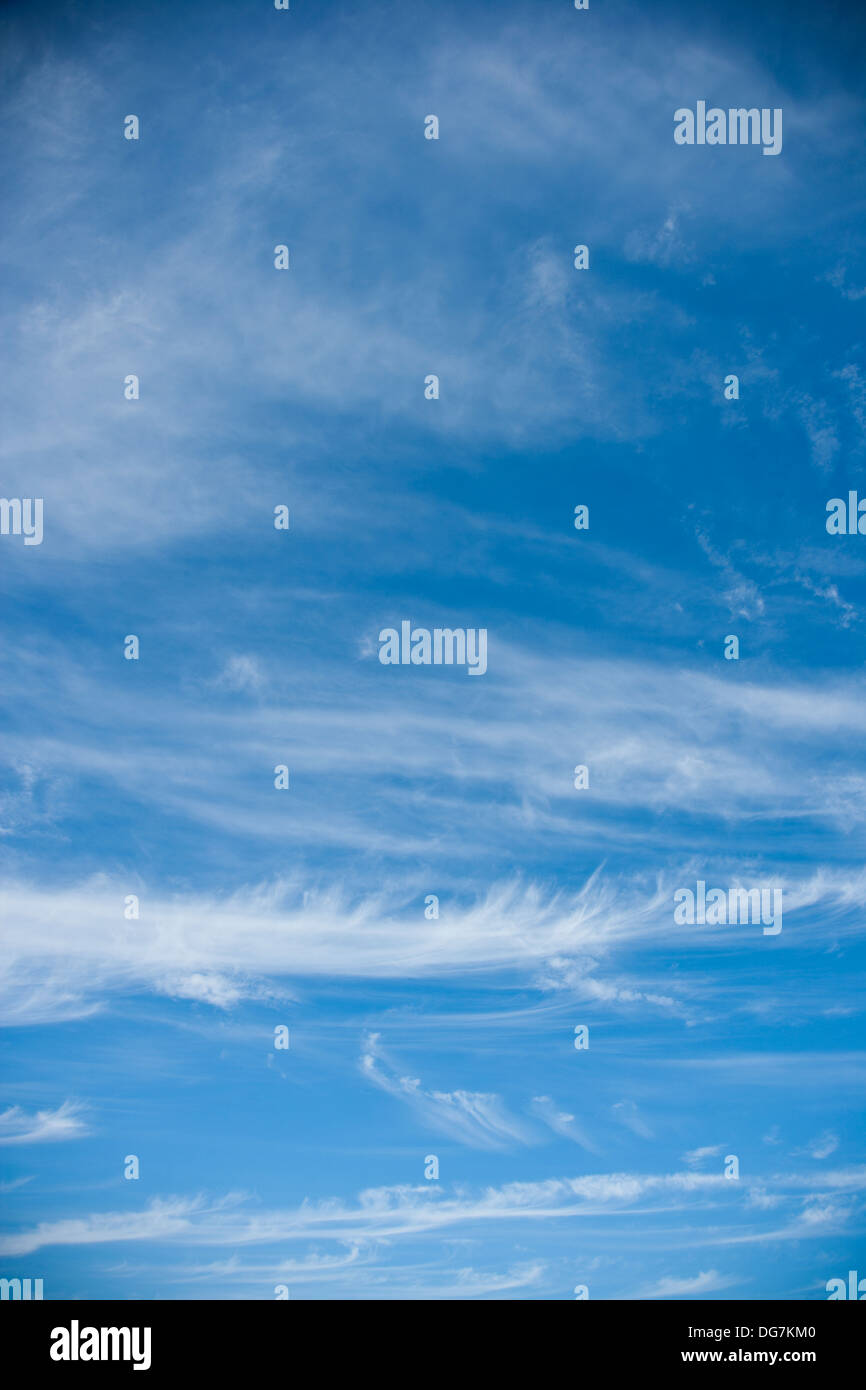 Cirrus cloud formations over hi-res stock photography and images - Alamy