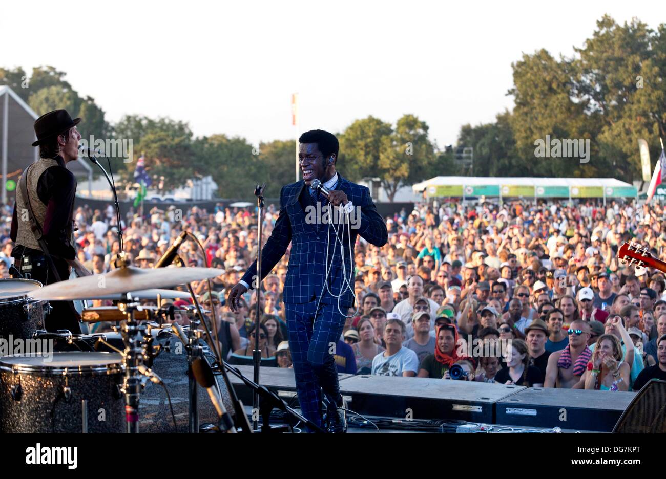 Austin, Texas, USA. 12th Oct, 2013. 'Vintage Trouble' performs during ...