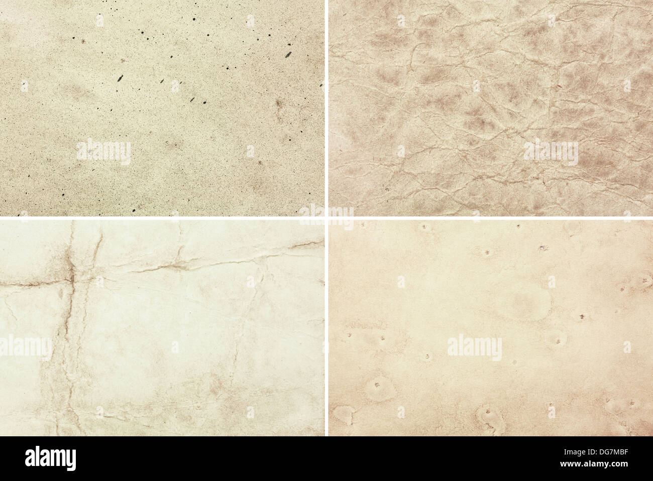 old paper texture set Stock Photo - Alamy