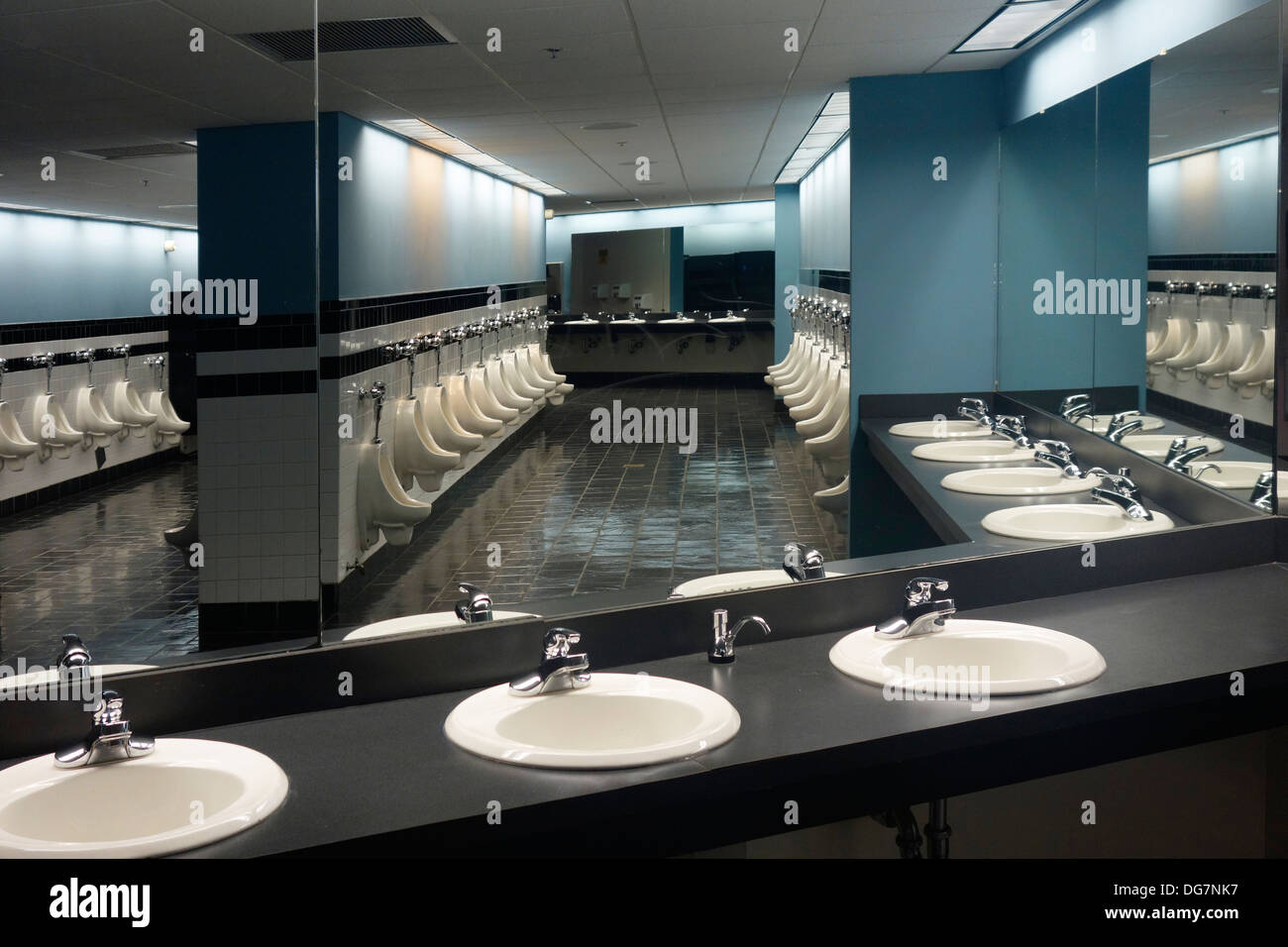 Mens urinal view hi-res stock photography and images - Alamy