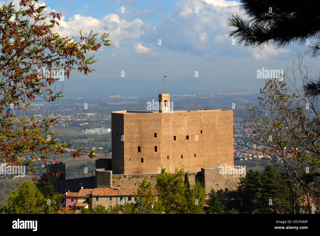 Montefiore Conca, Malatesta Seignory, Rimini hills, Marche, Italy Stock ...
