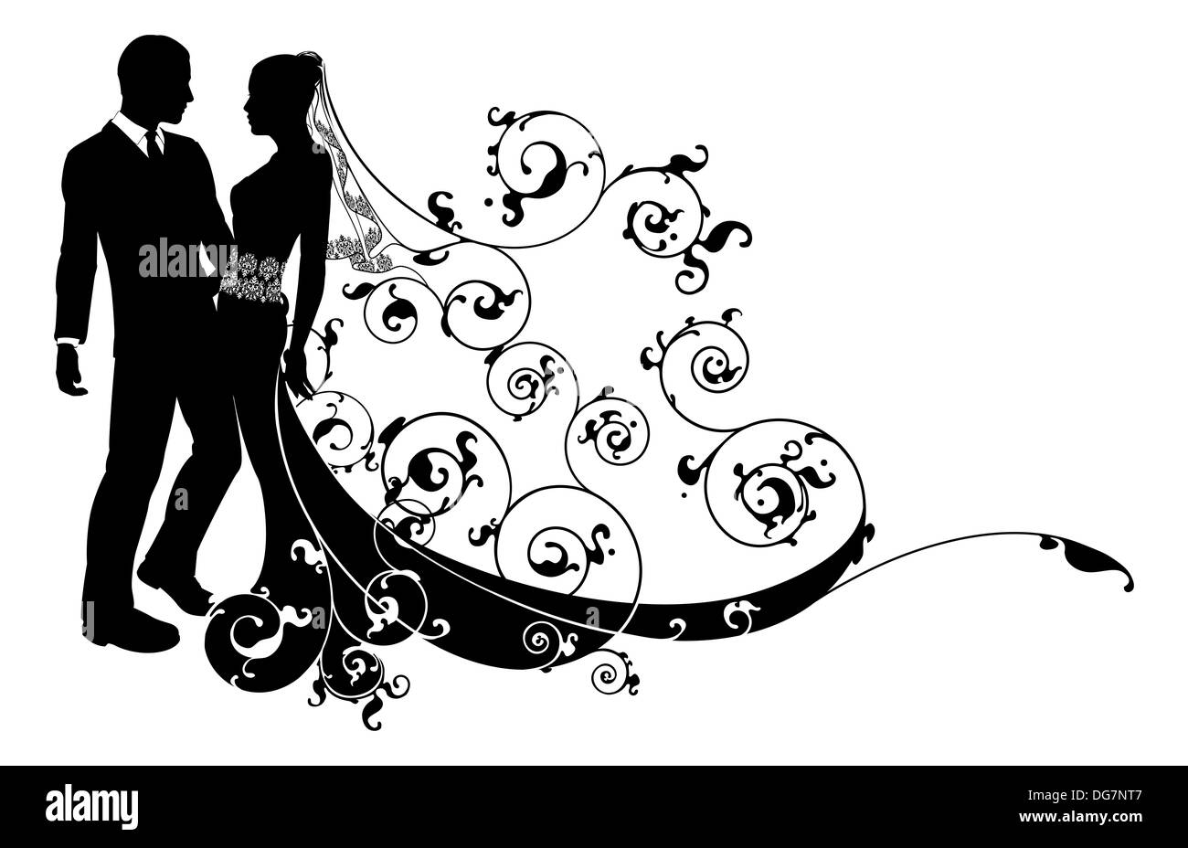 Princess dancing silhouette hi-res stock photography and images - Alamy