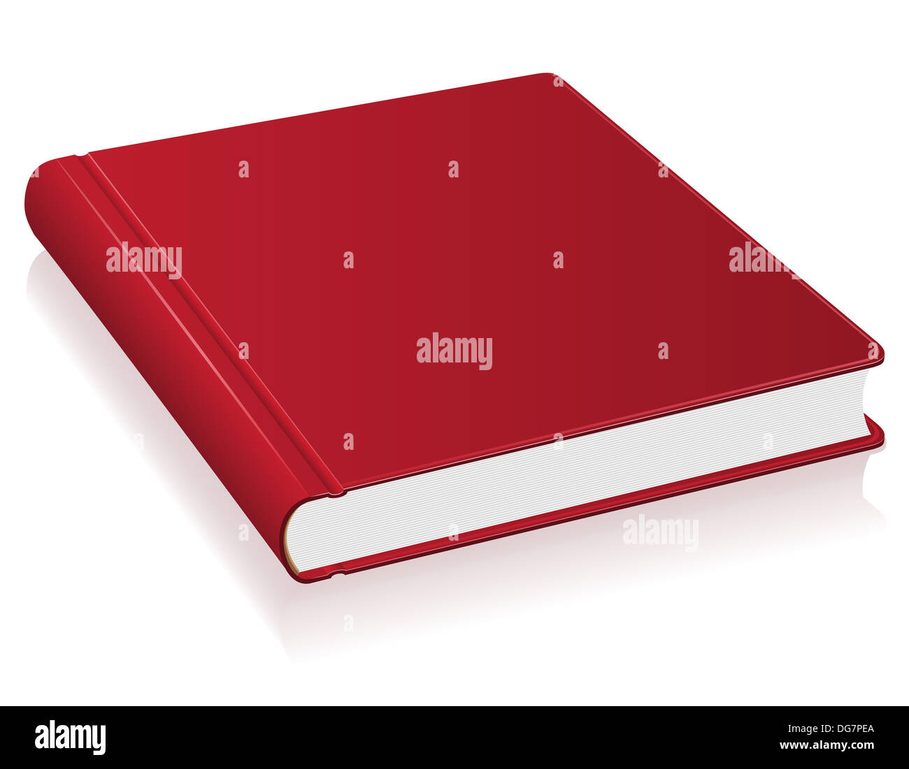 red book illustration isolated on white background Stock Photo - Alamy