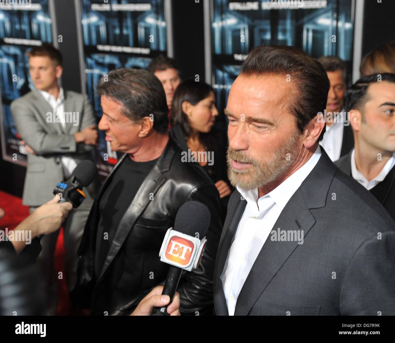 New York, NY, USA. 15th Oct, 2013. Arnold Schwarzenegger, Sylvester ...