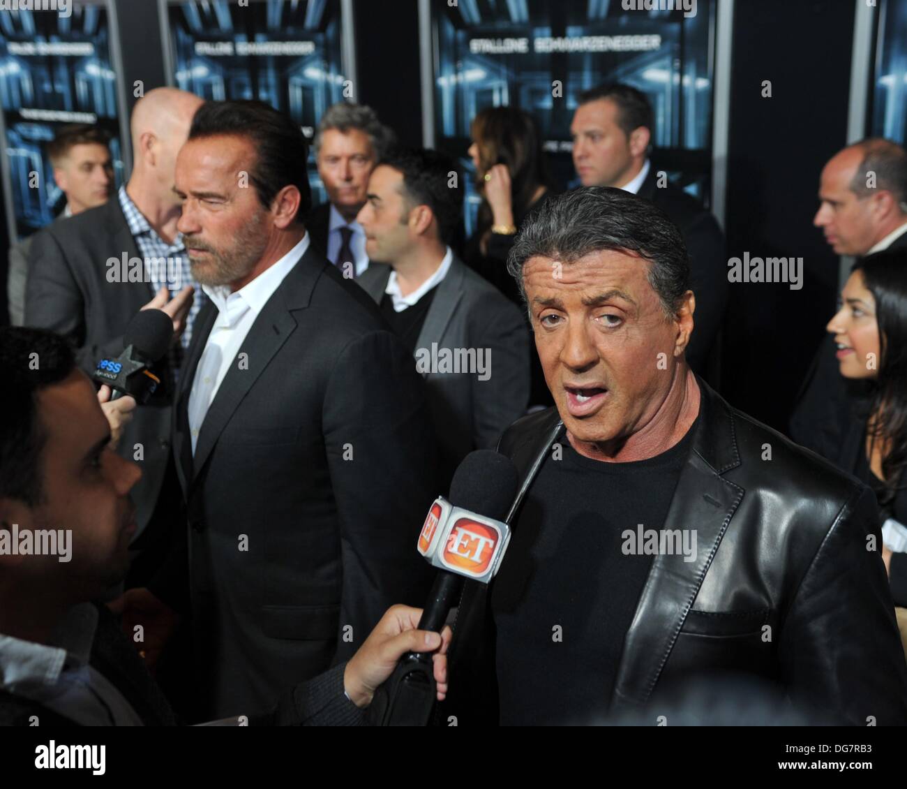 New York, NY, USA. 15th Oct, 2013. Arnold Schwarzenegger, Sylvester ...