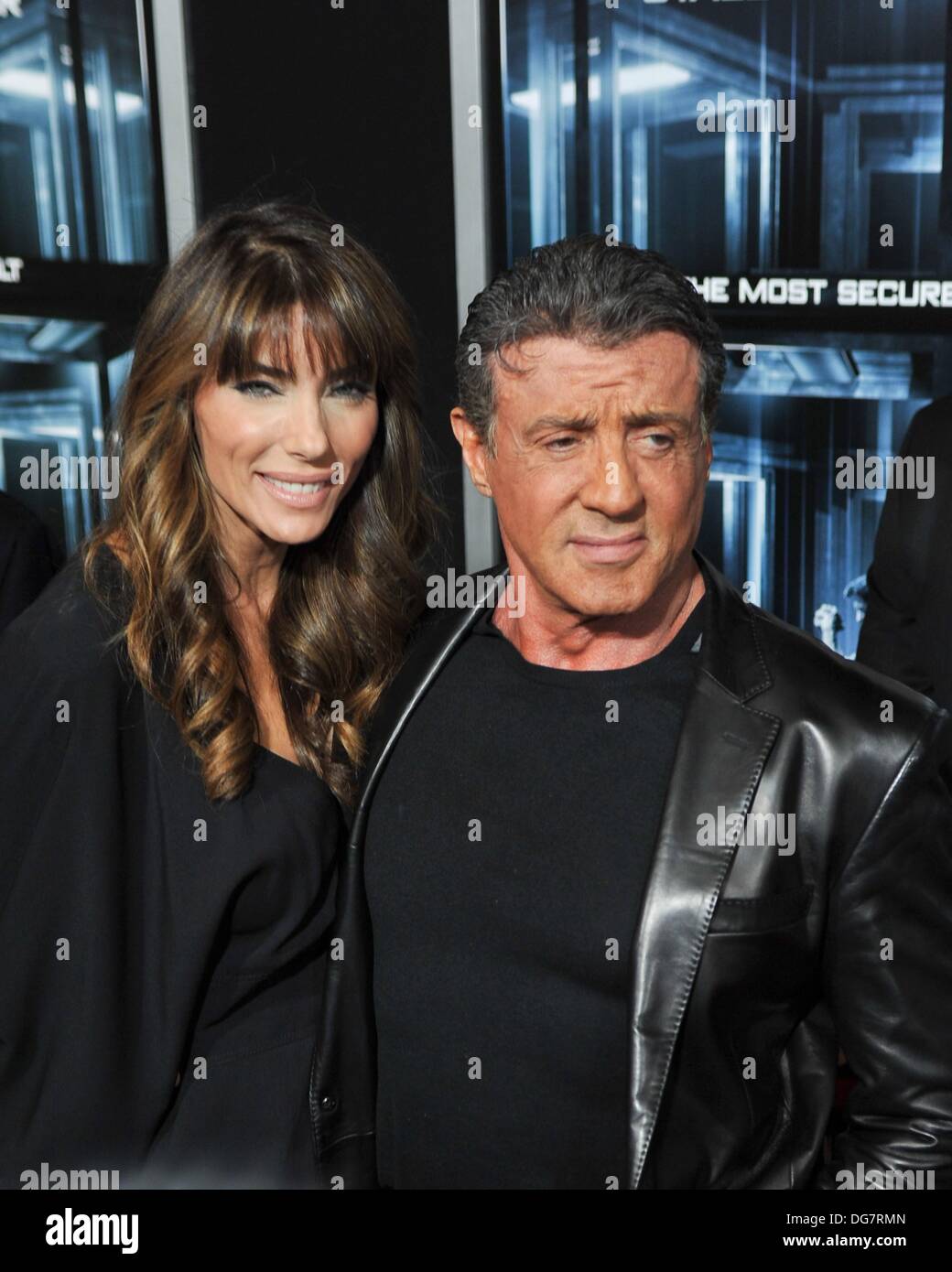 New York, NY, USA. 15th Oct, 2013. Sylvester Stallone, Jennifer Flavin ...
