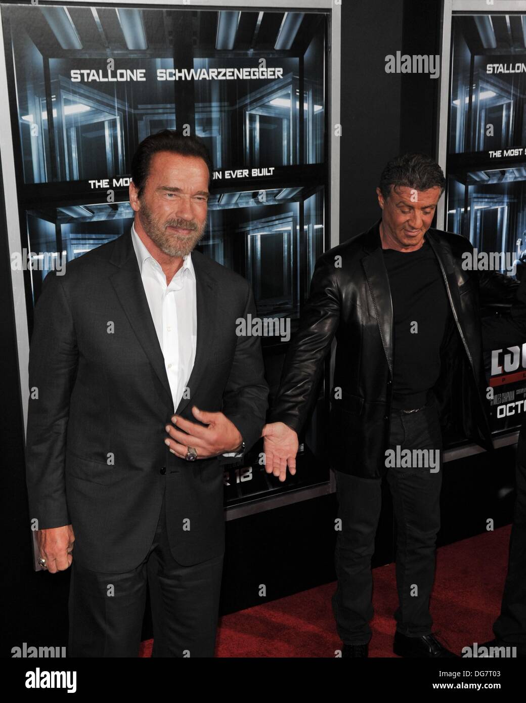 New York, NY, USA. 15th Oct, 2013. Arnold Schwarzenegger, Sylvester ...