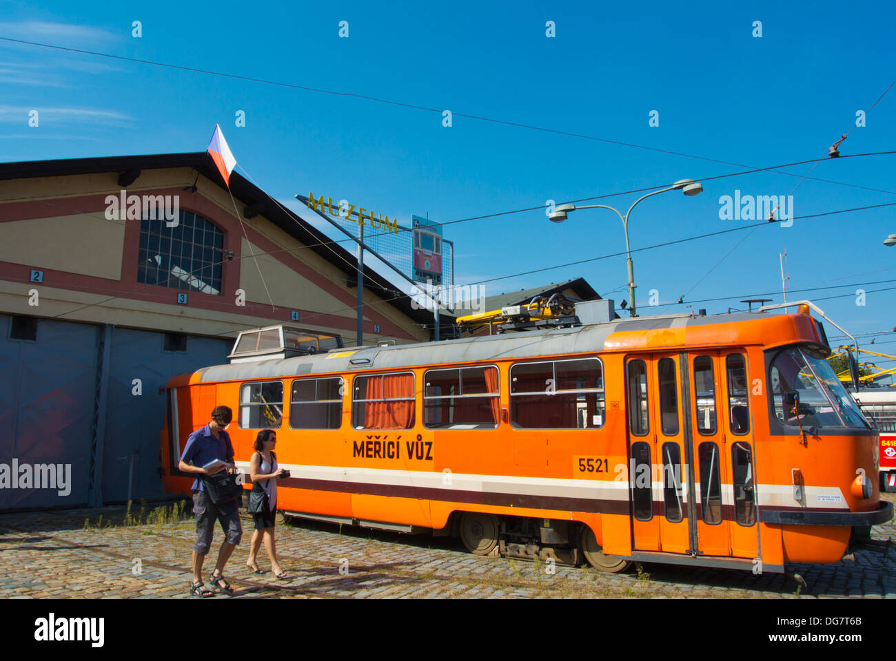 Muzeum MHD the transportation museum Prague Czech Republic Europe Stock ...