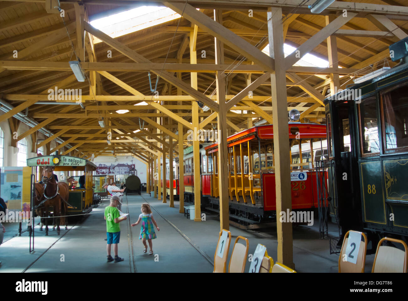 Muzeum MHD the transportation tram museum Prague Czech Republic Europe ...