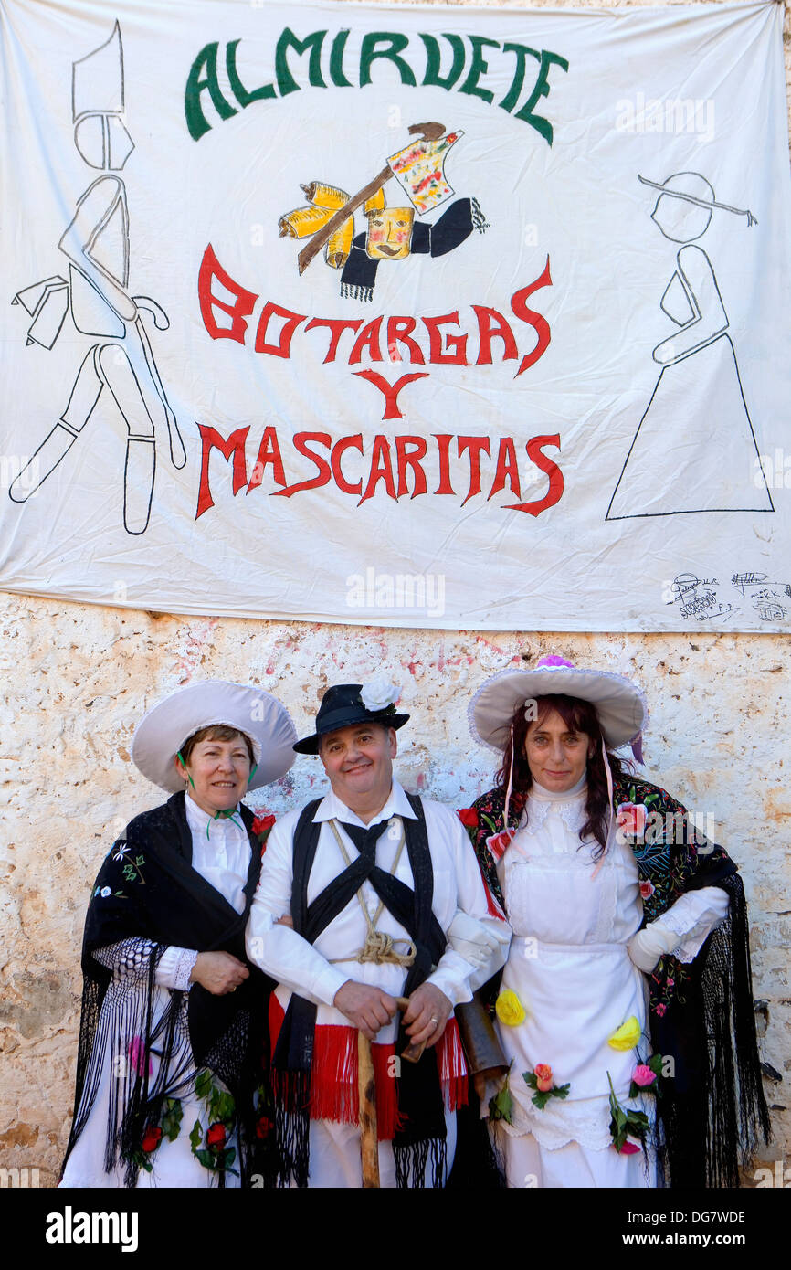 Mascaritas and Botarga. Carnival, Almiruete. Tamajon, Guadalajara ...