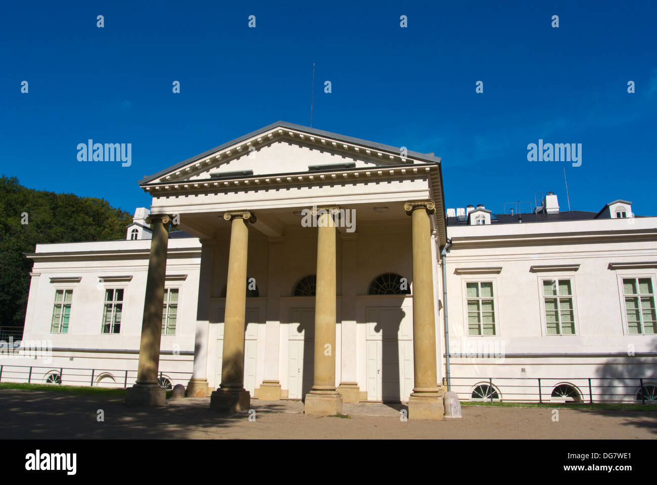 Letohradek Kinskych Neoclassical Musaion building (1827) houses the ...