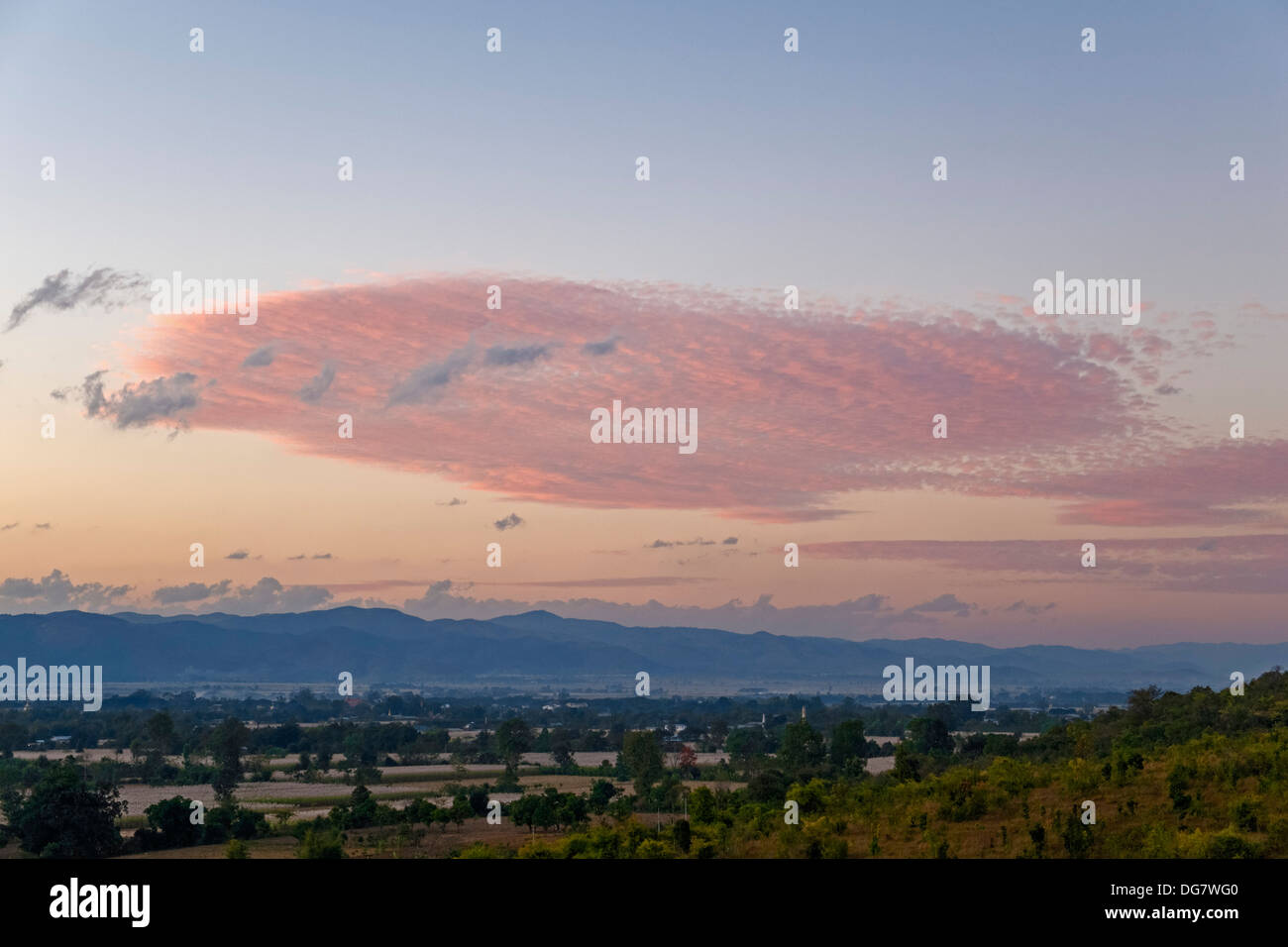 Cloud over valley at Inle Lake, Nyaung Shwe, Myanmar, Asia Stock Photo ...