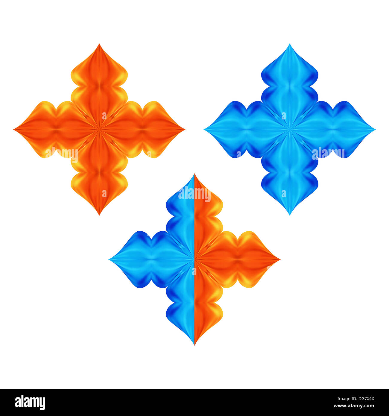 Stylized fire symbol Cut Out Stock Images & Pictures - Alamy