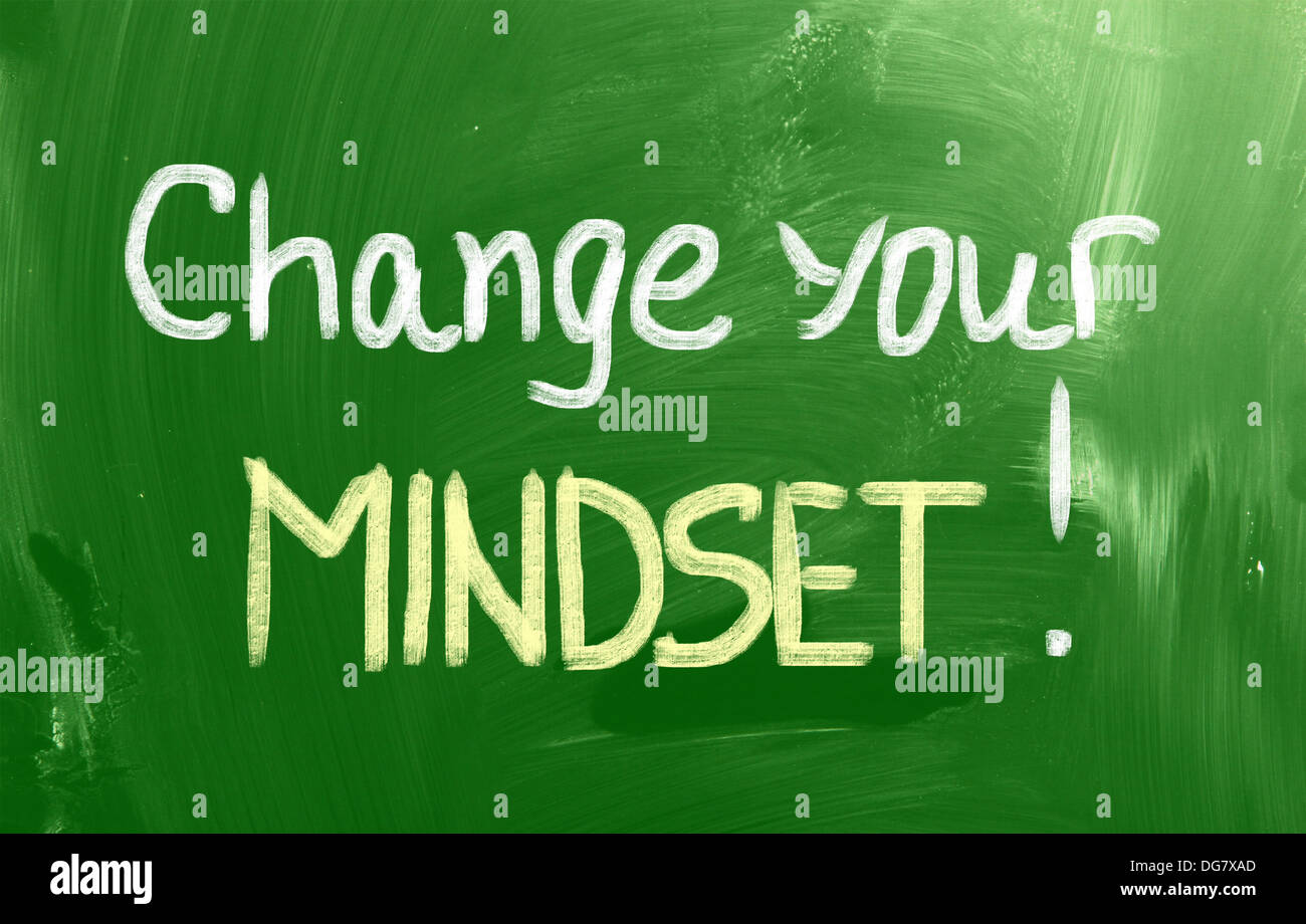 Change Your Mindset Concept Stock Photo - Alamy