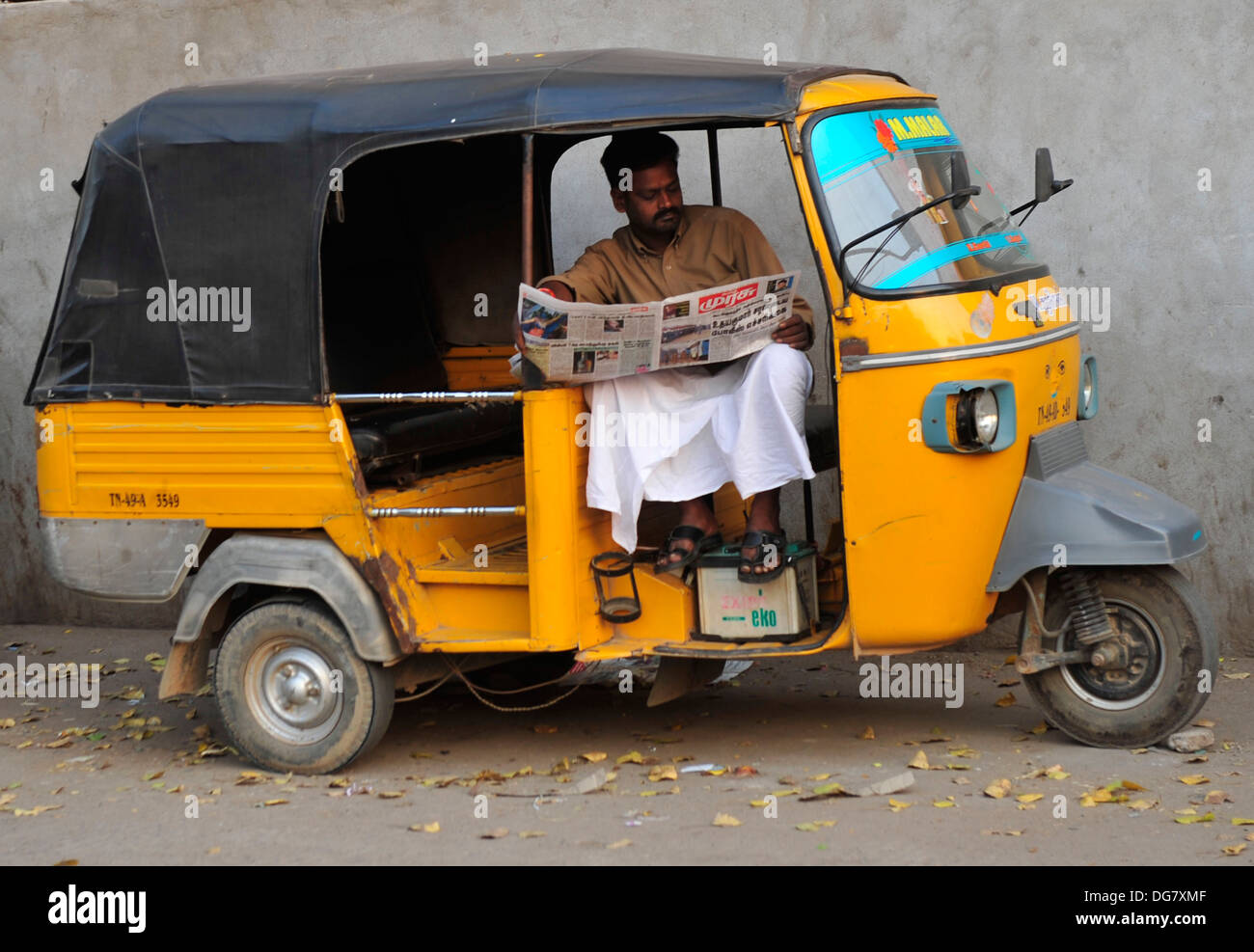 Inside Auto Rickshaw India High Resolution Stock Photography and Images ...
