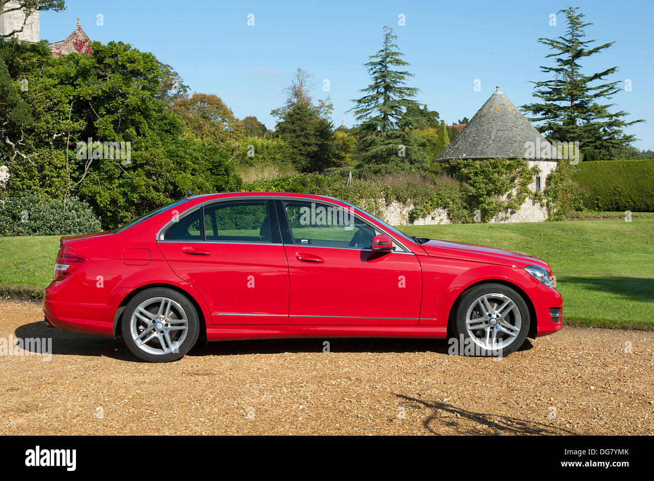 2013 Mercedes Benz C350 CDi AMG Stock Photo - Alamy