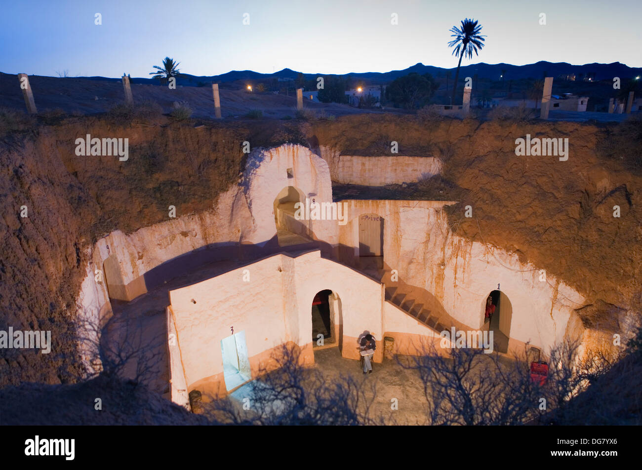 Tunisia.Matmata. Troglodyte House Stock Photo - Alamy
