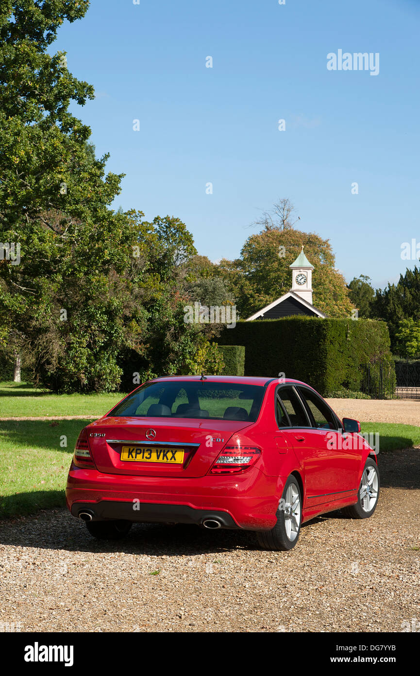 2013 Mercedes Benz C350 CDi AMG Stock Photo - Alamy