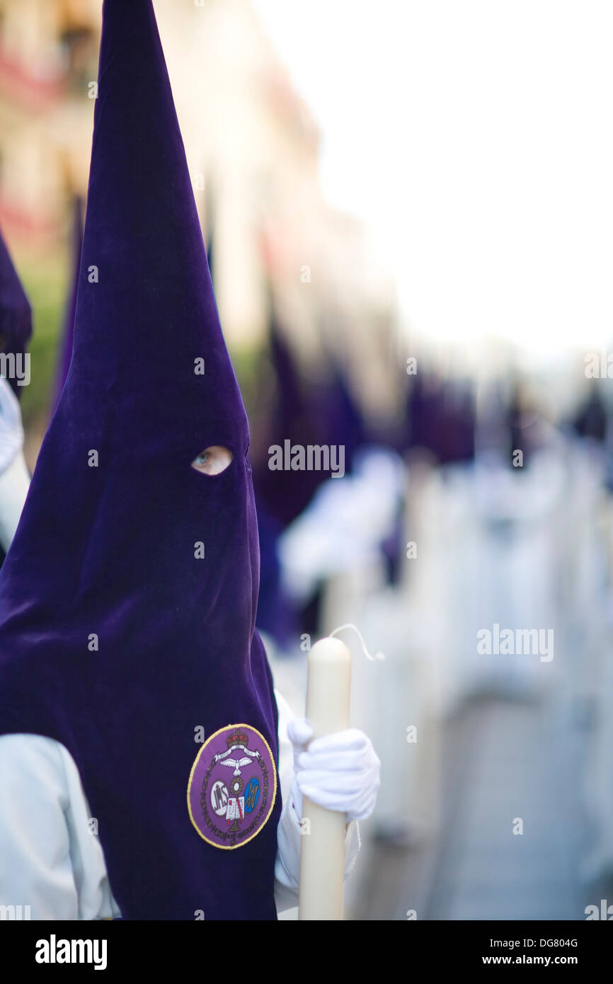 Holy week and spain and hood hi-res stock photography and images - Alamy