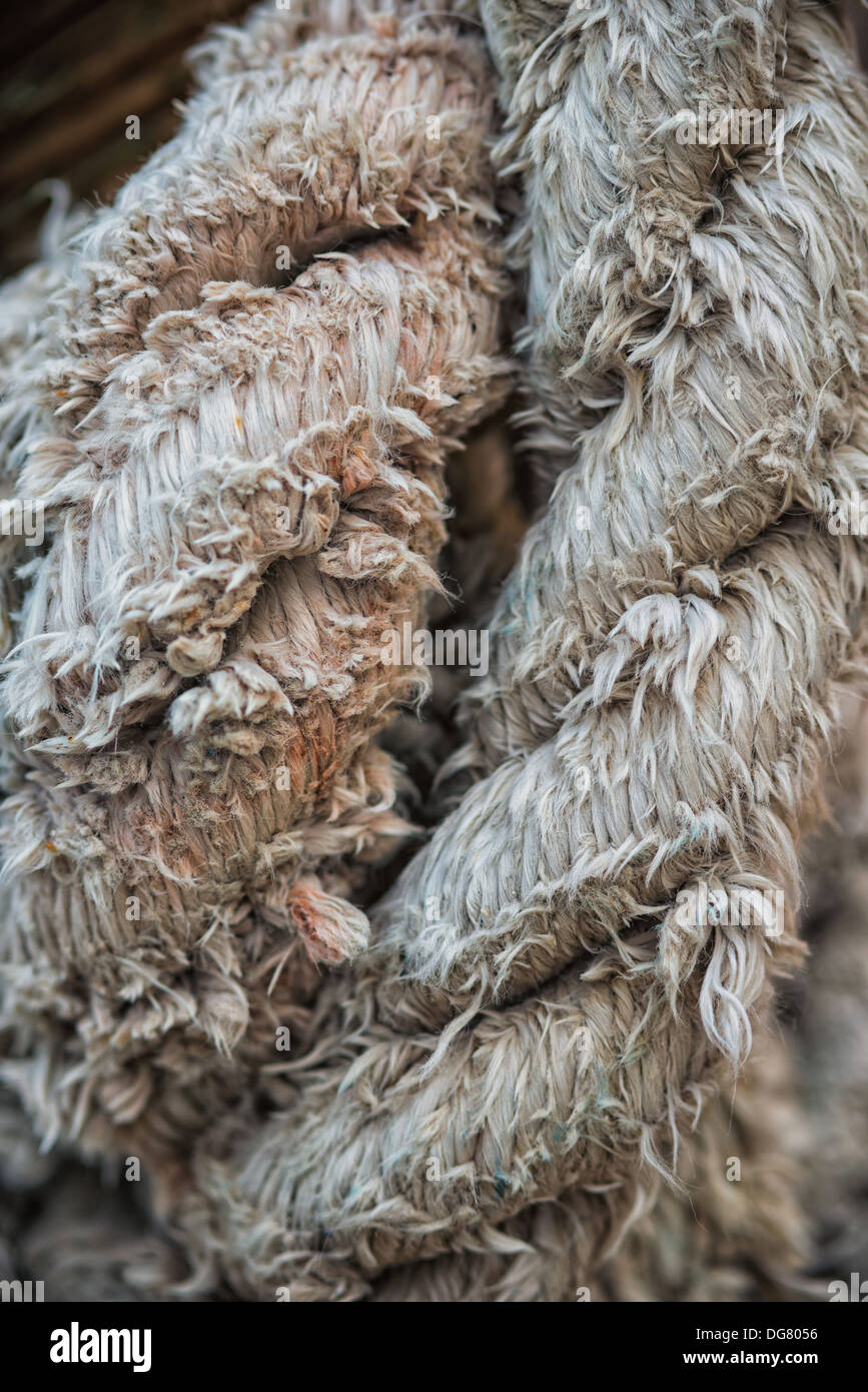 Old rope close up hi-res stock photography and images - Alamy