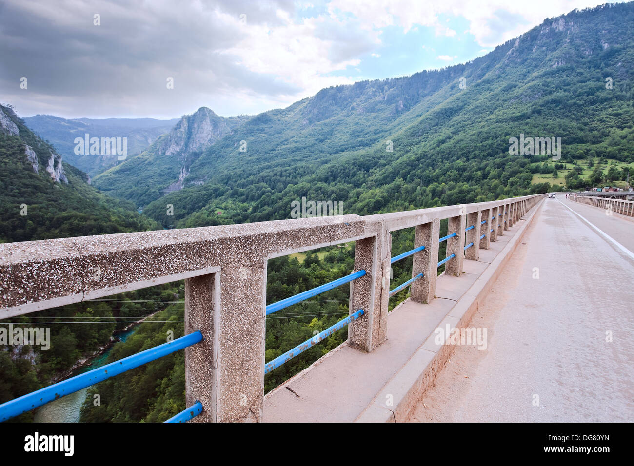 Montenegro . The highest bridge in Europe Stock Photo - Alamy