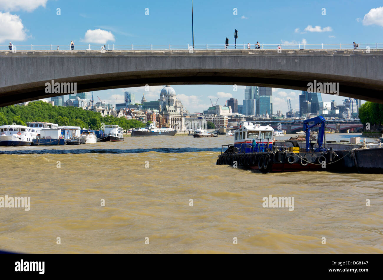River Thames London England Uk Stock Photo - Alamy