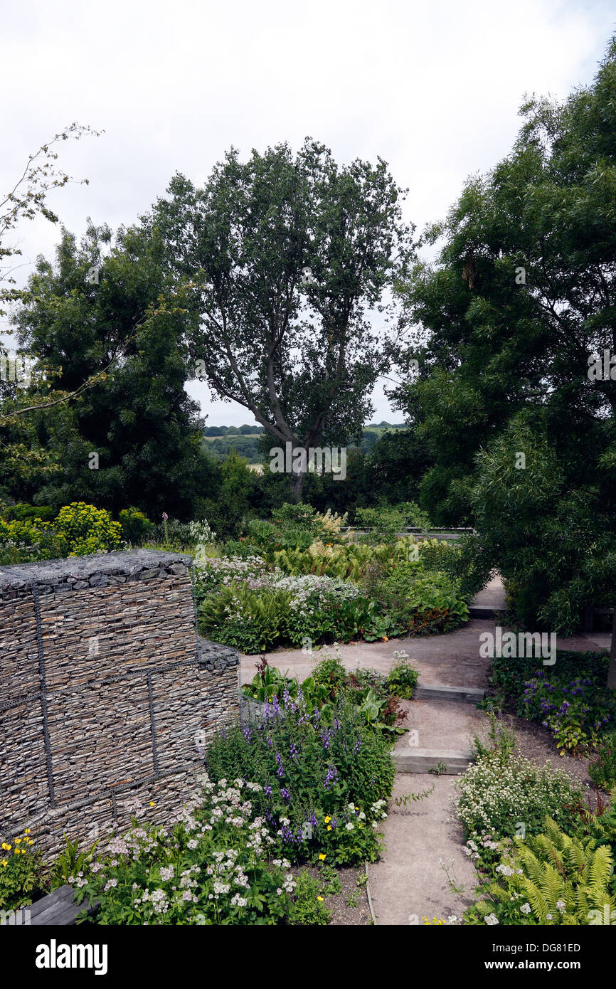 THE ROBINSON SUNKEN GARDEN AT RHS HYDE HALL. ESSEX UK Stock Photo - Alamy