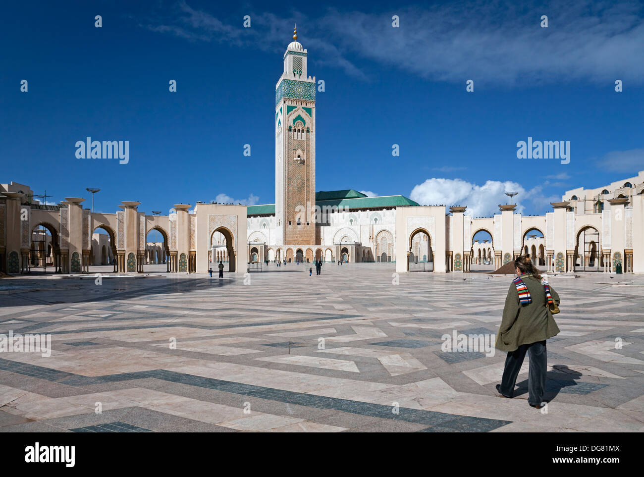 Morocco Casablanca (Dar el Beida) Hassan II Mosque Stock Photo - Alamy