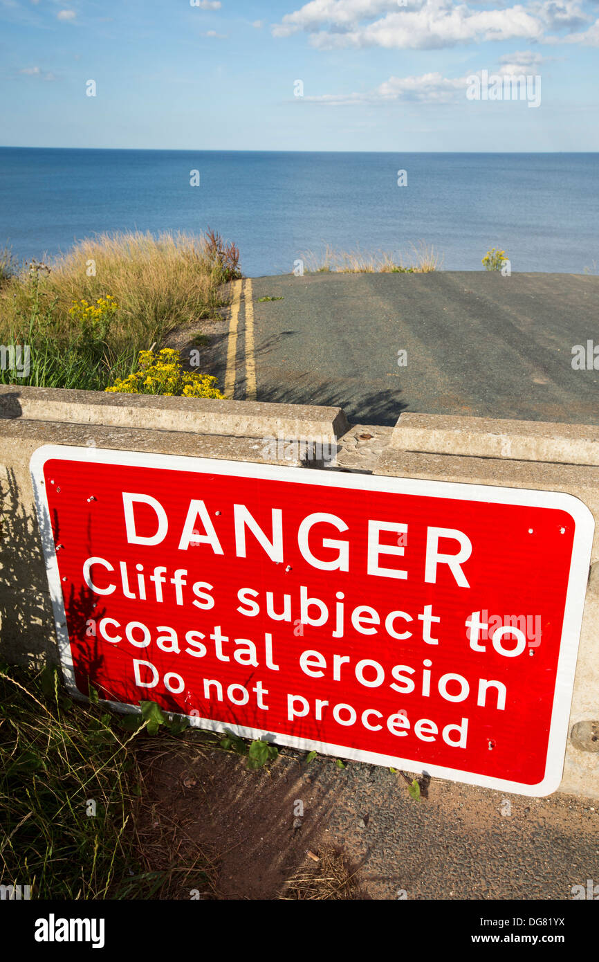Danger unstable road sign hi-res stock photography and images - Alamy