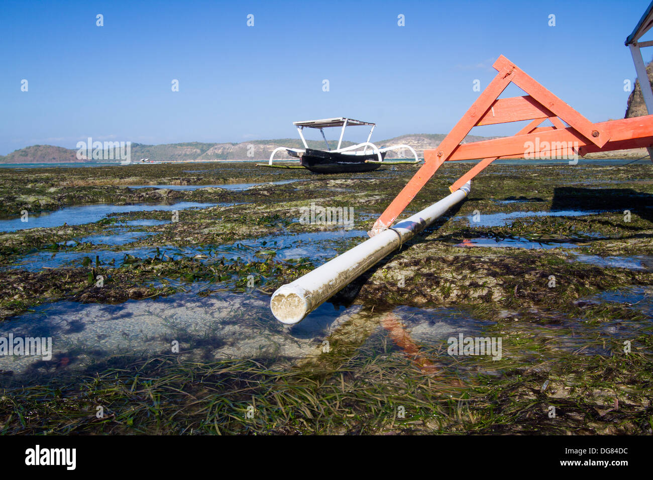traditional boats on Lombok island coastline. Indonesia Stock Photo - Alamy