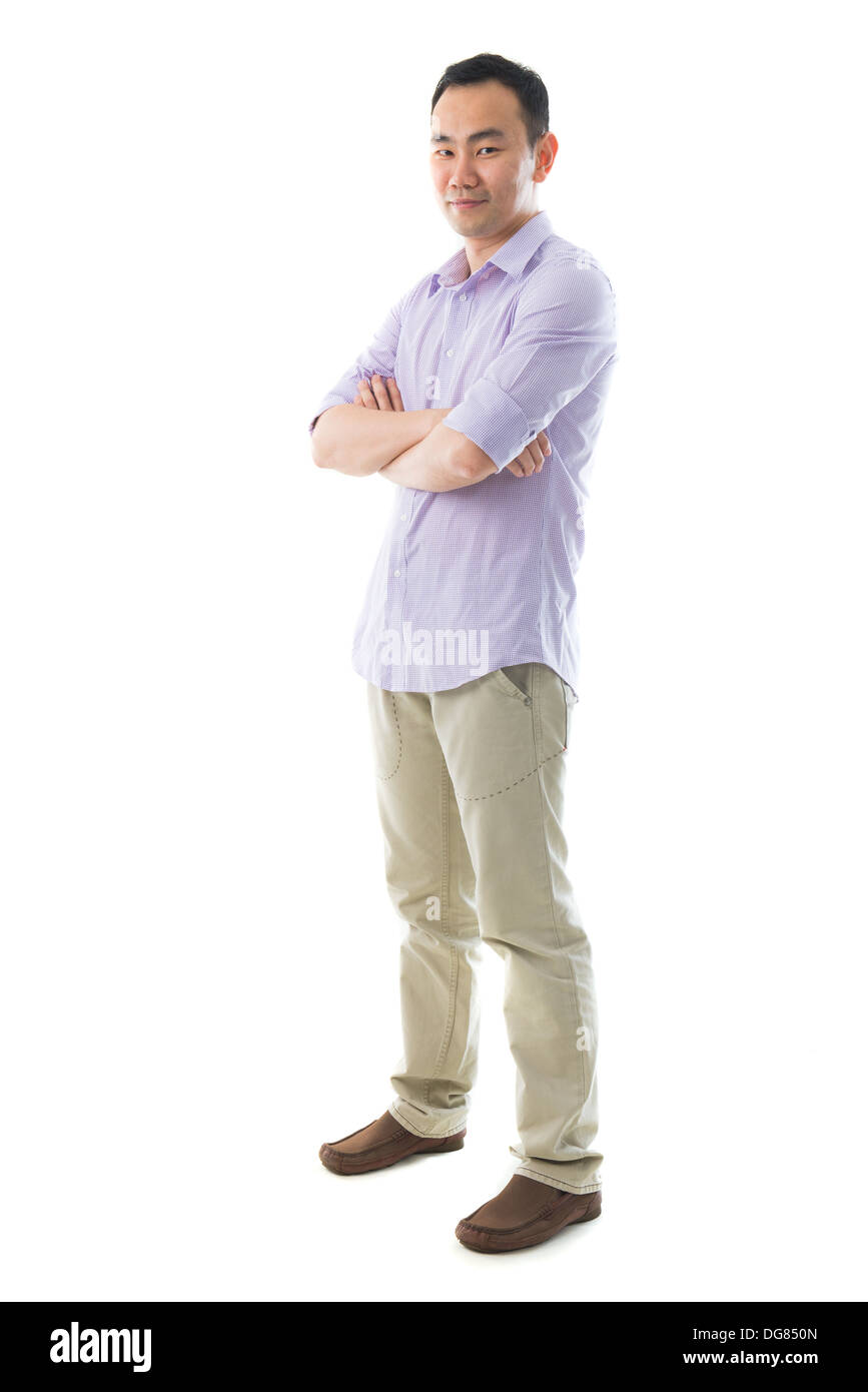 Young Asian man isolated on white background Stock Photo - Alamy