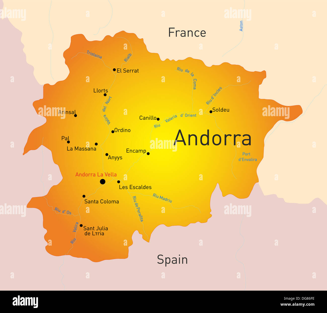 Map of la union spain hi-res stock photography and images - Alamy