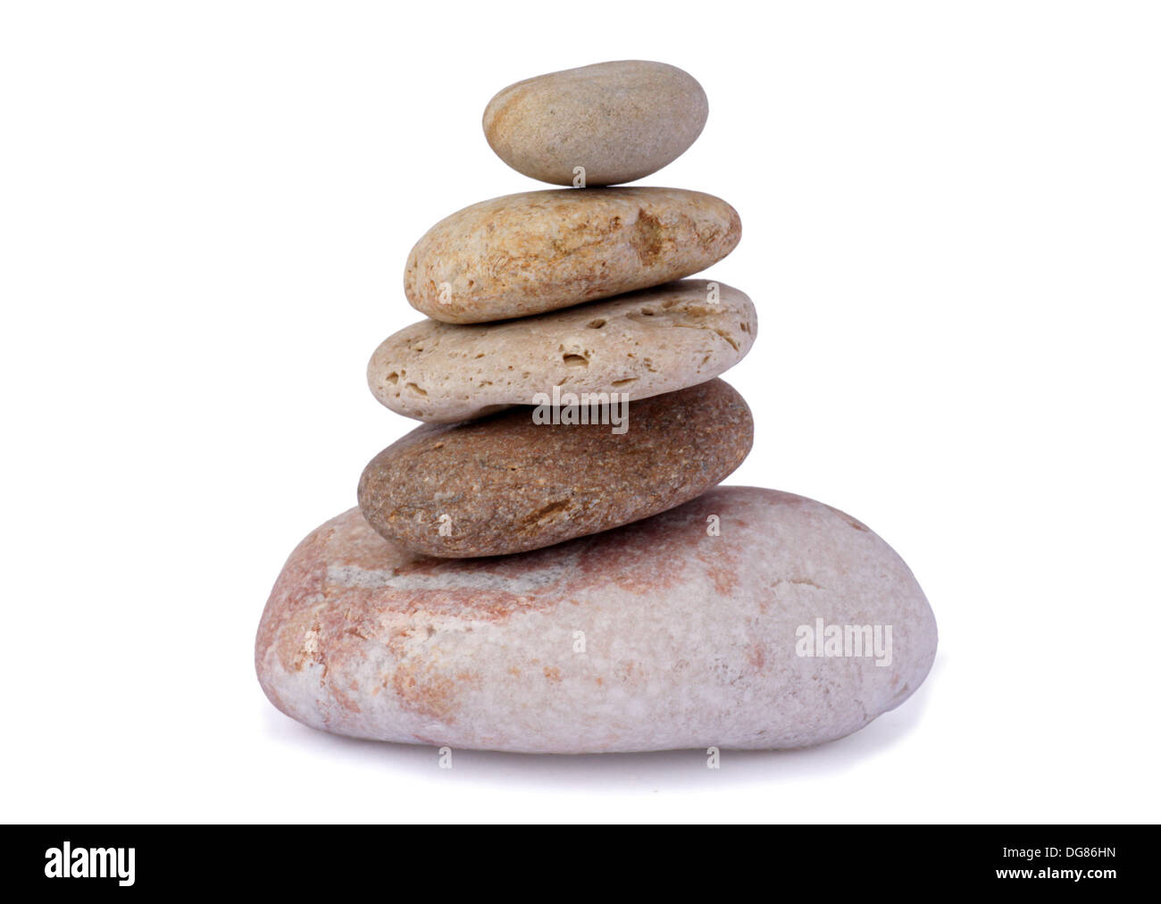 pile of stones isolated on white Stock Photo - Alamy