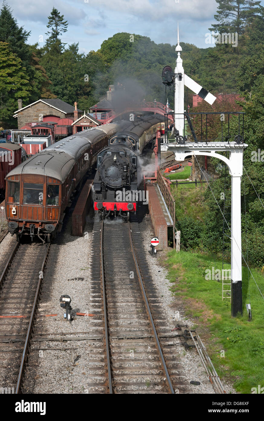 Goathland Railway Station Stock Photos & Goathland Railway Station ...