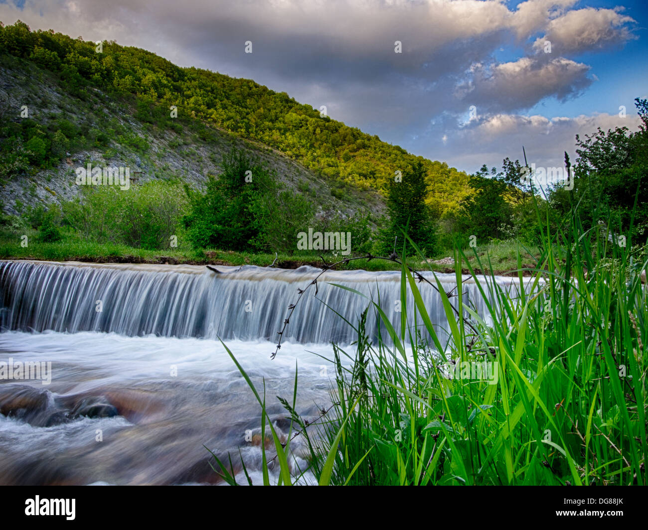 Nature Water Stream Energy River Mountain Moss Zen-like Green ...