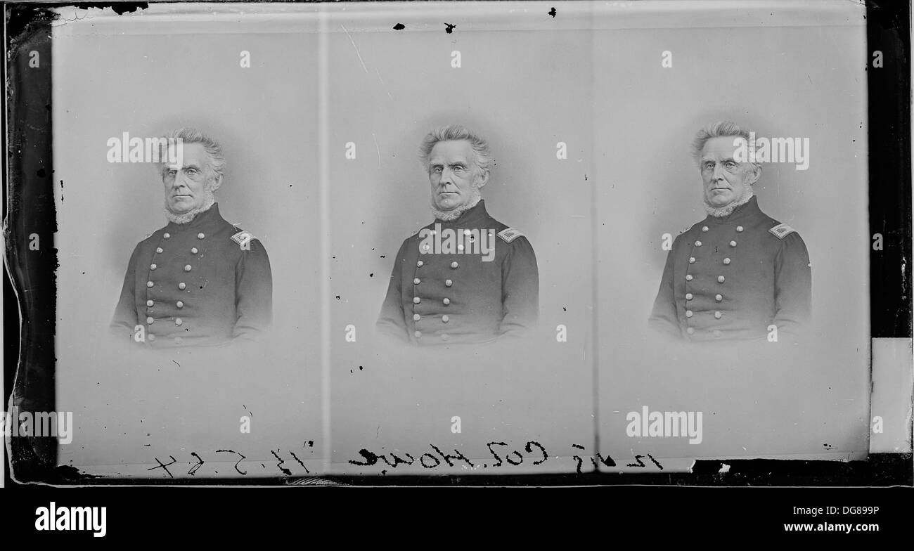 Portrait of Colonel Marshall S. Howe, a notable military figure Stock ...
